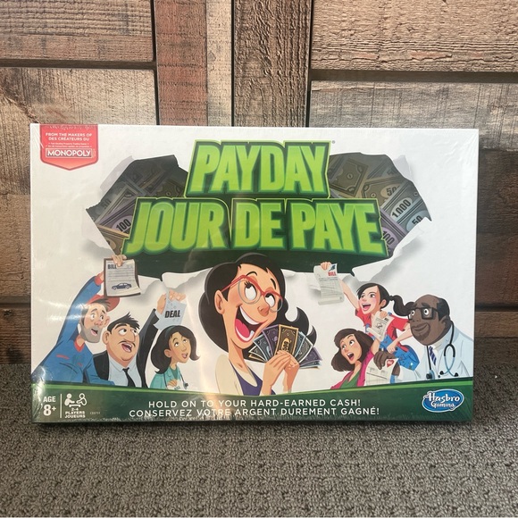 Hasbro | Toys | Payday Hasbro Gaming Parker Brothers Jour De Paye ...